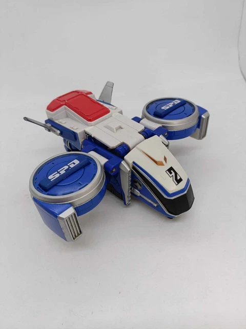 POWER RANGERS SPD Blue Delta Runner Morphin MMPR Bandai 2004 Bandai ...