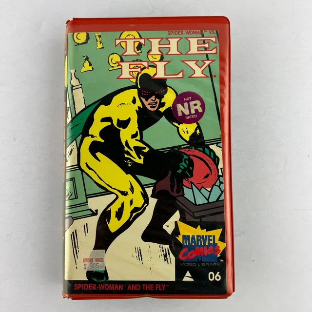 SPIDER-WOMAN VS. BIBLIOTHÈQUE vidéo The Fly (VHS) Prism / Marvel Comics ...