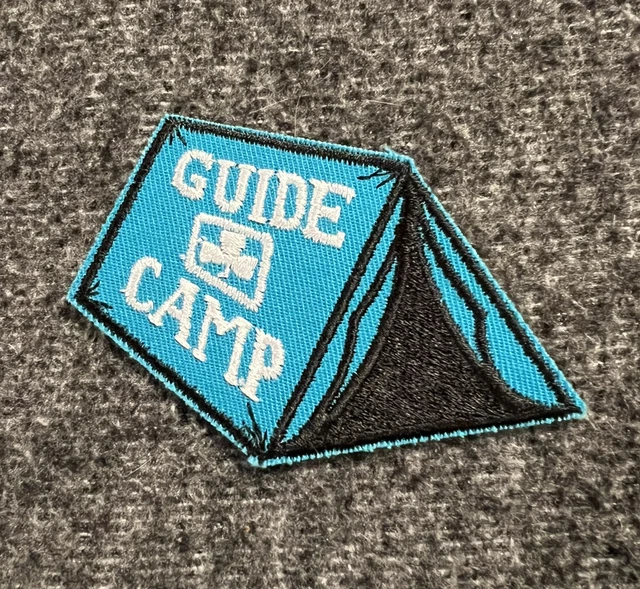VINTAGE GIRL GUIDE Camp Tent Girl Guides Patch Badge Crest Appliqué $8. ...