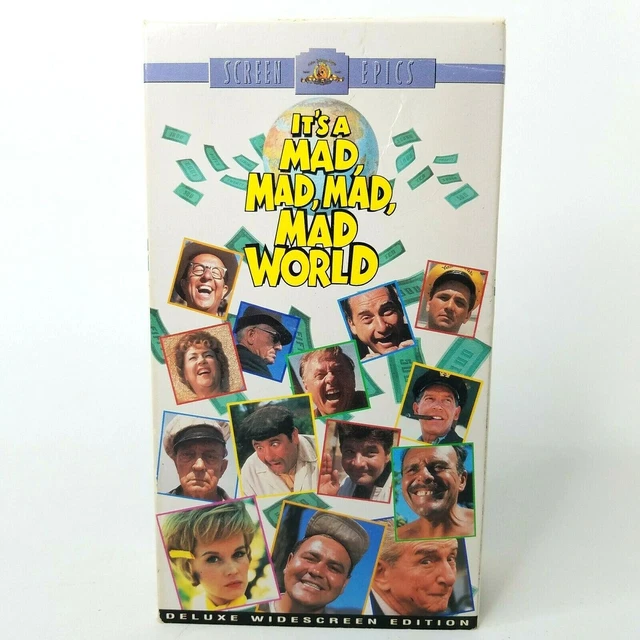 ITS A MAD, Mad, Mad, Mad World (VHS, 1991, 2-Tape Set) Spencer Tracy £8 ...