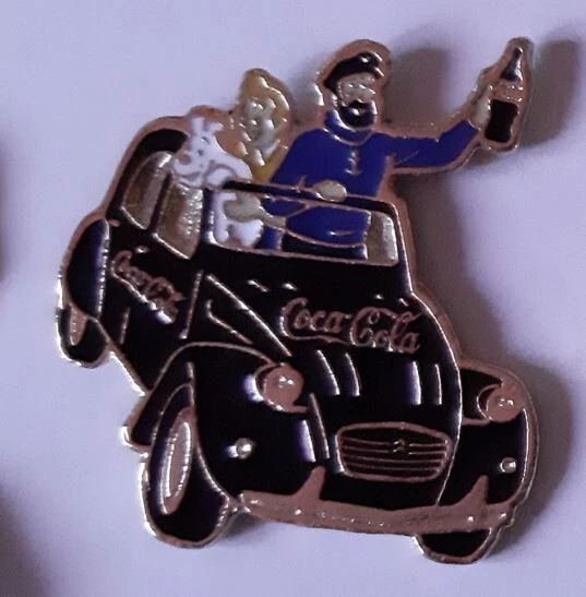 CITROËN 2CV NOIR Coca cola Tintin et Capitain' Haddock EUR 5,99 ...