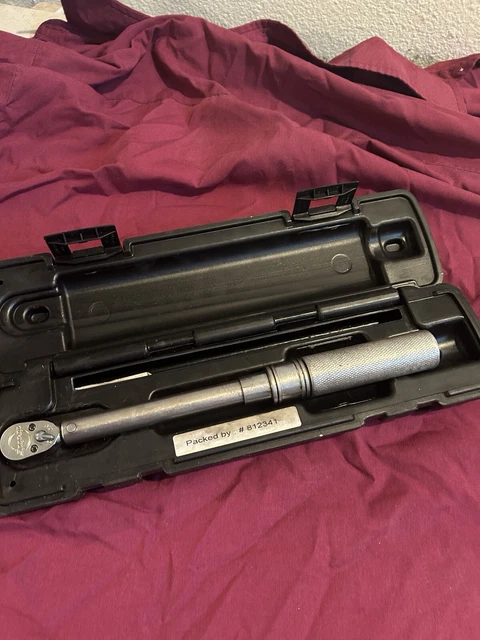 SNAP ON QD2R100A 3 8 Drive In lb Click Type Torque Wrench 100.00 PicClick