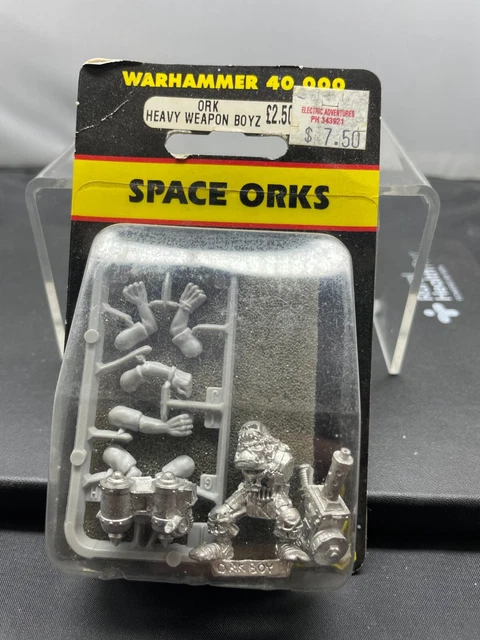WARHAMMER40K - SPACE Orks - Ork Heavy Weapon Boyz - Heavy Stubber - Blister $70.00 - PicClick AU