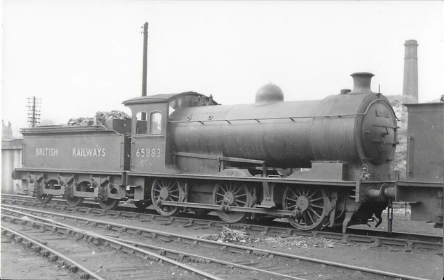 RAILWAY PHOTO LNER J27 65883 York Shed 1952 North Eastern P3 0-6-0 Loco ...