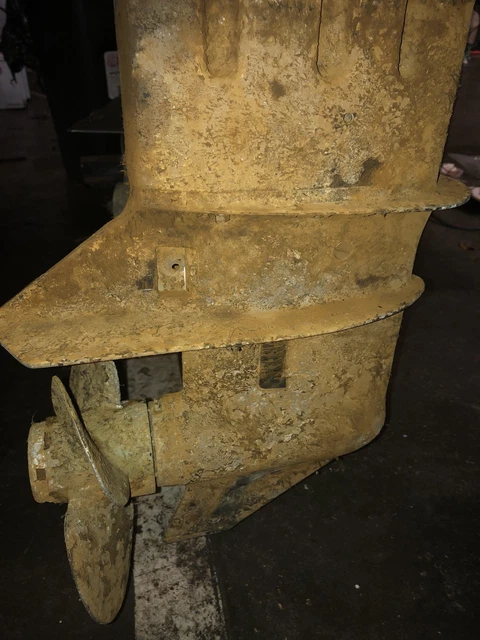 LONG SHAFT GEARBOX Lower Unit & Propeller 9.9HP 15HP Evinrude 4-Stroke ...