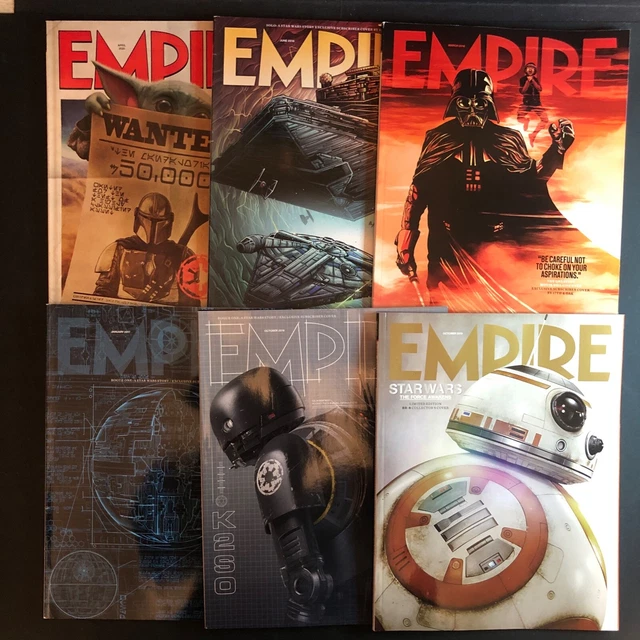 6 X EMPIRE Magazine Star Wars Limited Edition Collectors Cover Bundle £ ...
