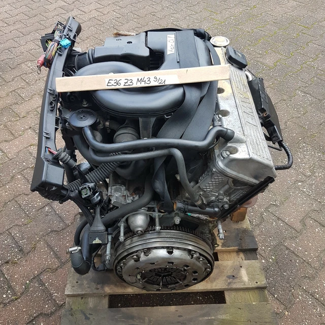 BMW E46 Z3 Roadster Motor Engine 1,9 Liter M43 Triebwerk 118 PS 139 TKM ...
