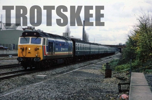 35MM SLIDE BR British Railways Diesel Loco Class 50 50023 Oxford 1986 ...
