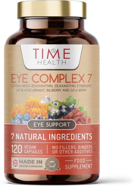 EYE COMPLEX 7-120 Capsules - Lutein, Meso-Zeaxanthin, Zeaxanthin, NZ ...