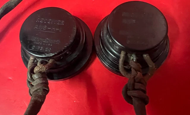 US NAVY /USAAF Hs-38 Flying Helmet Receiver Set Anb-H-1 £140.74 ...