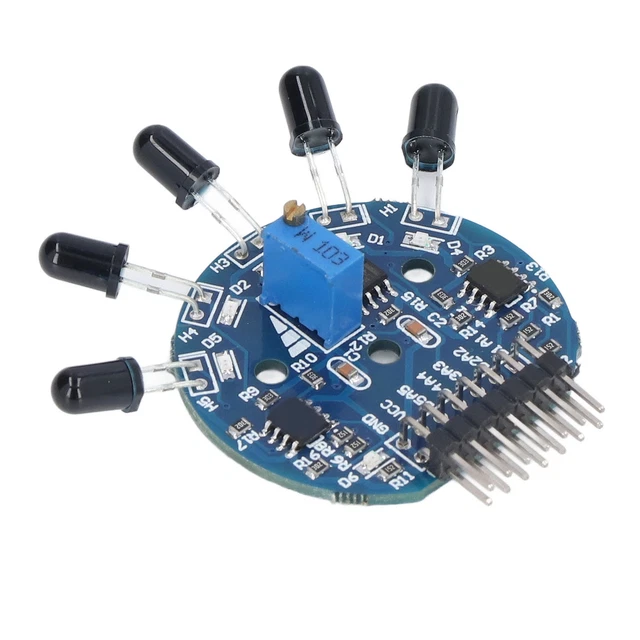 5 WAY FLAME Sensor Module Fire Extinguisher Sensor Board Digital Analog ...