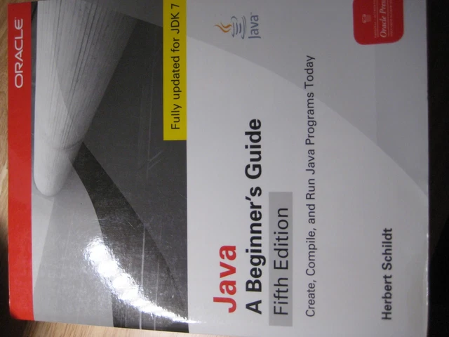 BEGINNER'S GUIDE SER.: Java, a Beginner's Guide, 5th Edition by Herbert ...
