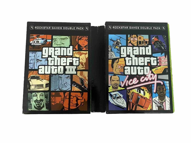 GRAND THEFT AUTO Double Pack Gta 3 And Vice City Original Xbox Game £24 ...