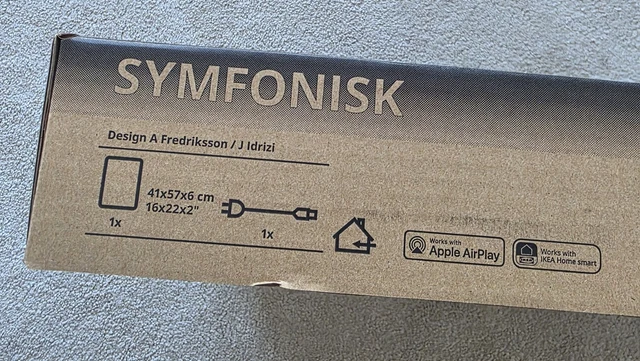 SONOS IKEA SYMFONISK Picture Frame WiFi Speaker, White BNIB, RRP £225 ...