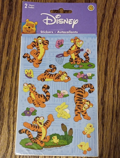 2 SHEETS SANDYLION Stickers Disney Tigger Winnie the Pooh Spring New ...