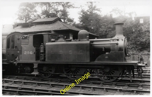 Railway Darkroom Photo Sr Lbscr D1 0 4 2t No 256 Unknown Station C1905