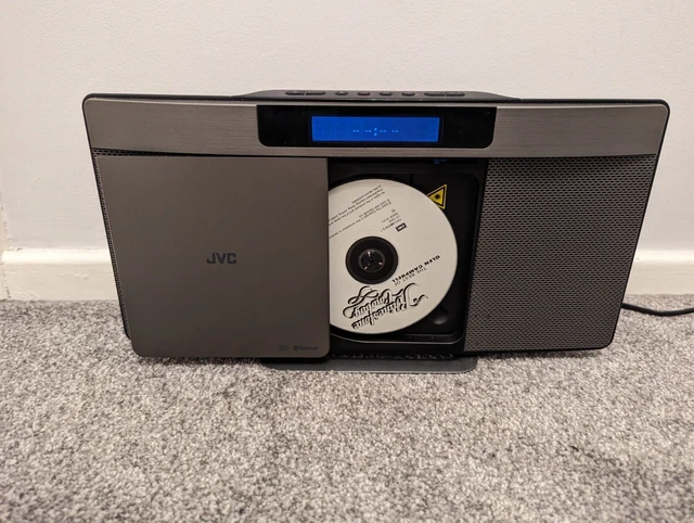 JVC RD-D227B FLAT Panel HiFi Wall Mountable Dab Bluetooth NFC USB Aux ...