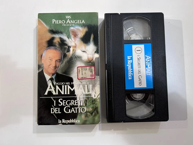 VHS VIAGGIO NEL mondo degli animali I segreti del gatto Piero Angela ...
