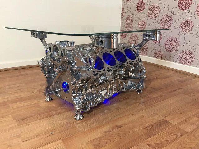 JAGUAR V8 ENGINE Block Coffee Table £600.00 - PicClick UK