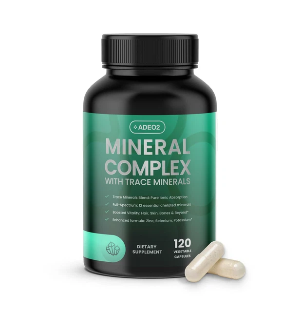 ADEO2 - PREMIUM Blend of 52 Trace Minerals Complex with Essential ...