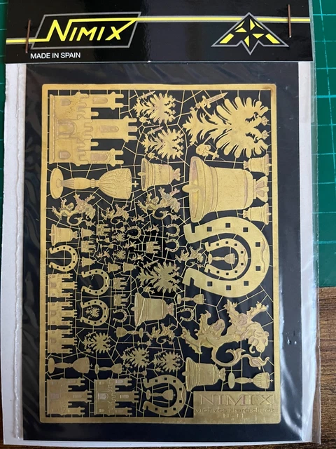 NIMIX FT22 - HERALDRY 01 - 54mm PHOTOETCHED £10.00 - PicClick UK