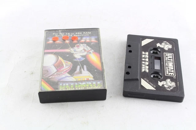 SINCLAIR ZX SPECTRUM 48/128 Cassette Jetpac Ultimate Play The Game ...