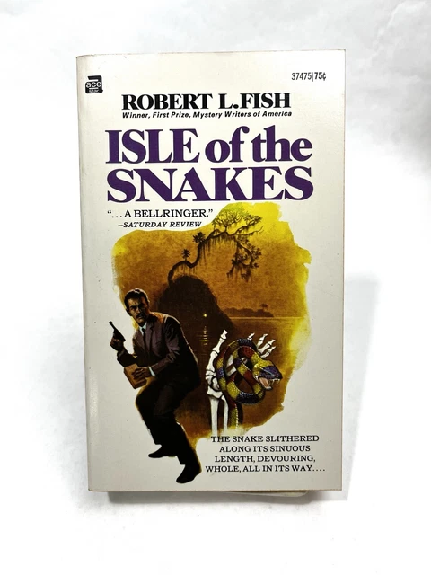 ISLE OF THE SERPENTS Robert L. Fish ACE crime mystère fiction 1ère ...