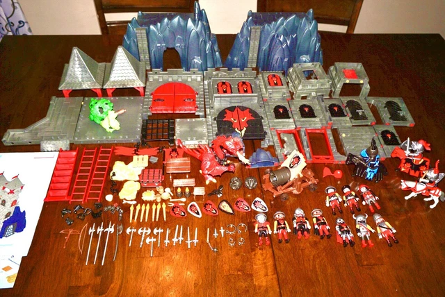 PLAYMOBIL 3269 - Medieval Dragon Knights Rock Castle Set + bonus extra ...