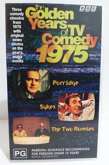 THE GOLDEN YEARS OF TV COMEDY 1975 with ORIGINAL NEWS STORIES VHS PAL ...
