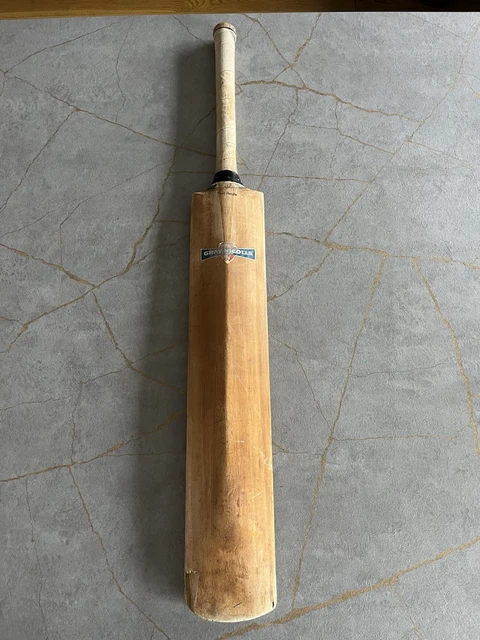 VINTAGE GRAY NICOLLS Cricket Bat Steel Spring 34 Inch 1kg Short Handle ...