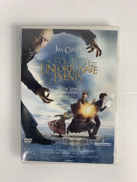 LEMONY SNICKET'S A SERIES OF UNFORTUNATE EVENTS 2005 DVD Jim Carrey £5. ...