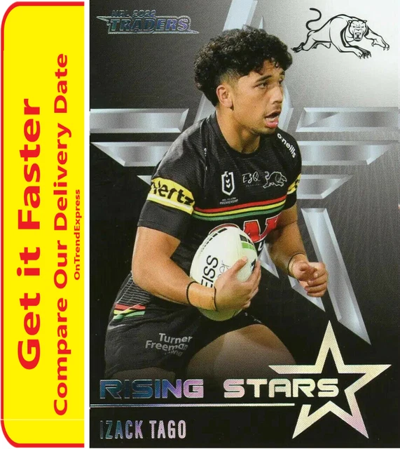 2022 NRL TRADERS Rising Stars Parallel - RSP11 Izack Tago Penrith ...