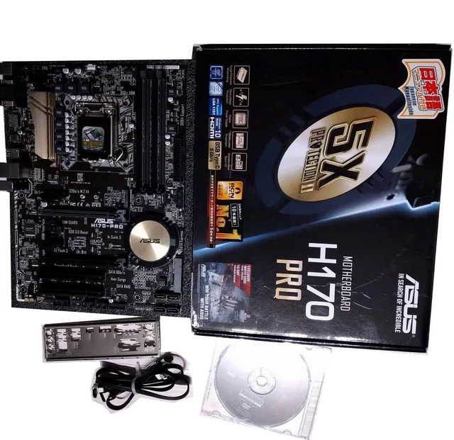 [USED] ASUS H170-PRO [LGA1151 for 6th and 7th generations] £126.20 ...