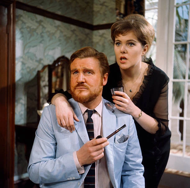 WELSH ACTOR DONALD Houston With Actress Philippa Gail In A Sc 1960s Old ...