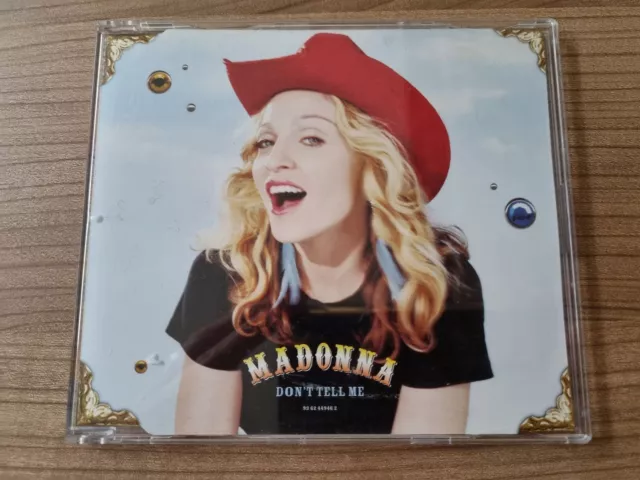 MADONNA - DON'T Tell Me CD Maxi Europe EUR 17,73 - PicClick IT MADONNA - DON'T Tell Me CD Maxi Europe EUR 17,73 - PicClick IT