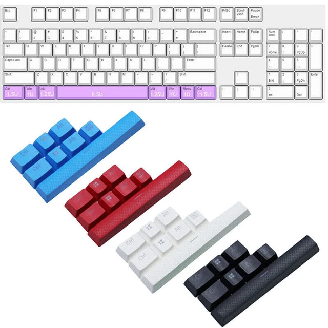 8 KEYS PBT Keycaps Replacement For Corsair K70 K65 K95 Logitech G710 ...