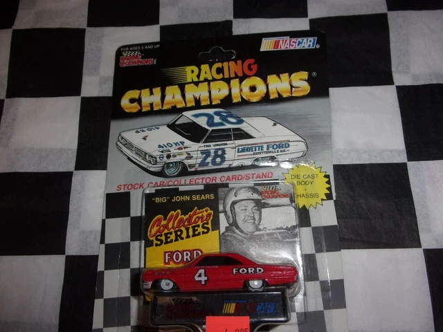 BIG JOHN SEARS #4 Collectors Series Ford Fastback 1:64 scale NASCAR ...