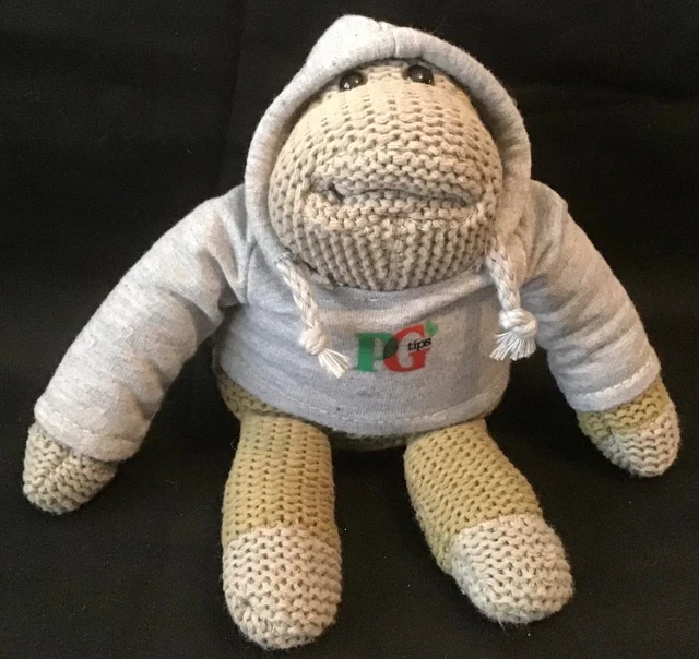 RARE PG TIPS Tea monkey wearing an official PG tips hoodie t-shirt £19. ...