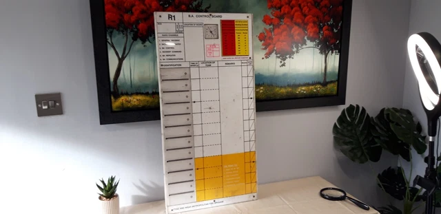 VINTAGE TYNE AND Wear Fire Brigade Breathing Apparatus B A Control ...