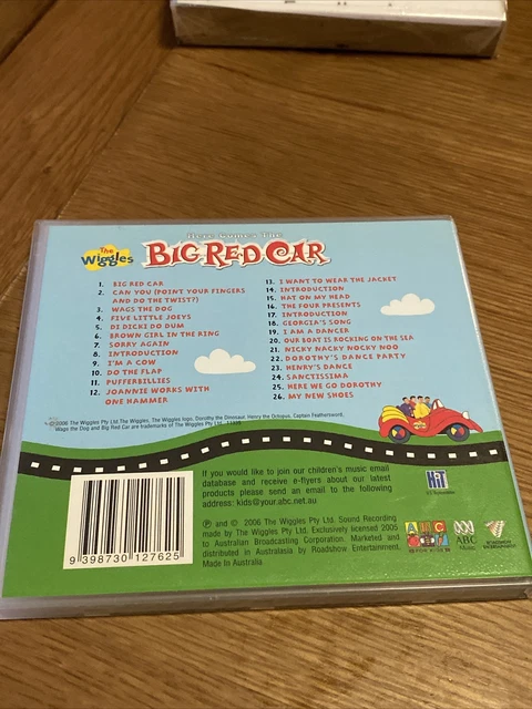 THE WIGGLES HERE Comes The Big Red Car Original Cast Members Cd 26 ...