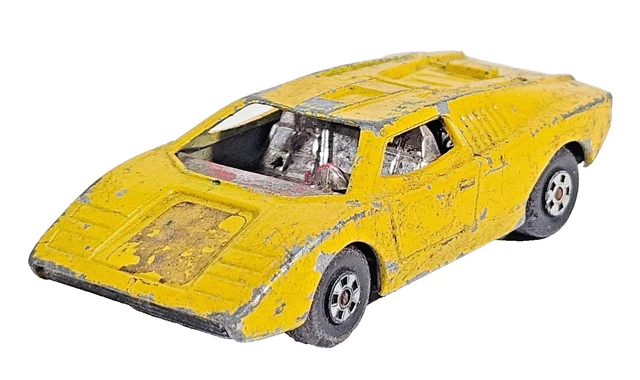 MATCHBOX SUPERFAST NO. 27 Lamborghini Countach 1973 Vintage Car OO ...