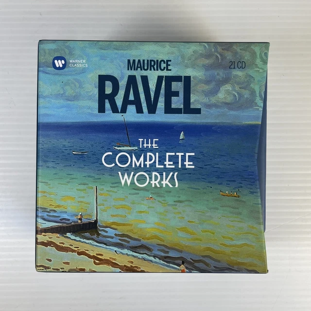 MAURICE RAVEL THE Complete Works 21 CD Box Set Piano Works Chamber ...