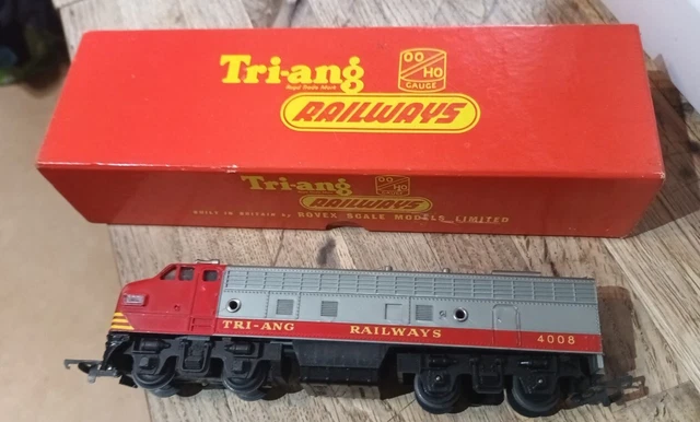 TRIANG R55 TR Single Ended Diesel B-B Locomotive 4008. Boxed £19.99 ...