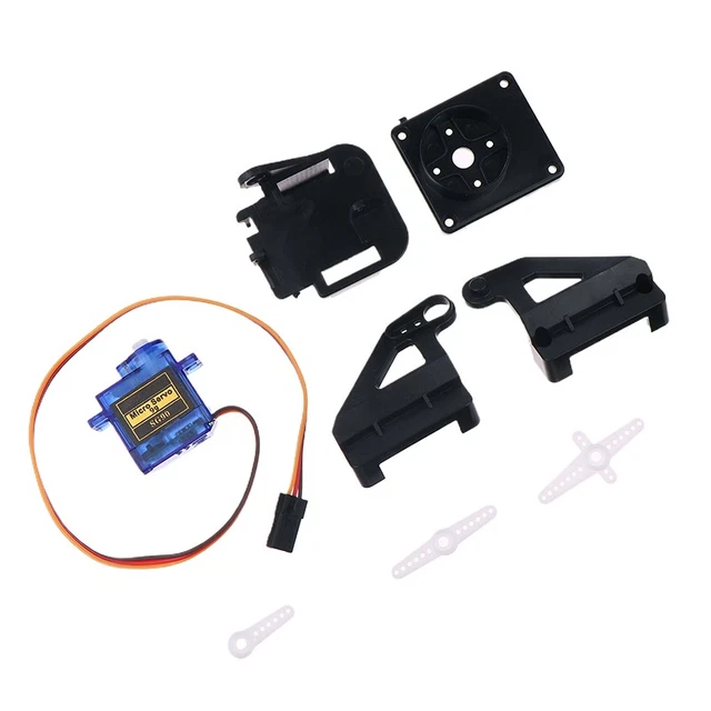 1SET SG90 MG90S 9g Steering Gear Pan Tilt Two Axis Aerial Model Camera ...