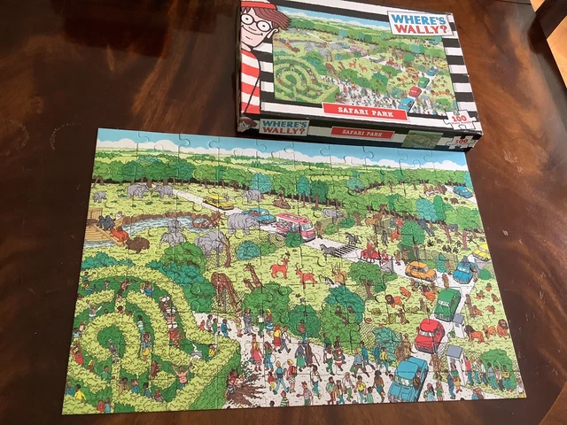 DOVE SI TROVA Wally? Puzzle Safari Park 100 pezzi giochi completi Paul ...