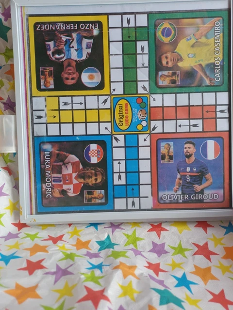 AFRICAN LUDO, with face glass covering top with acessories £31.92 ...