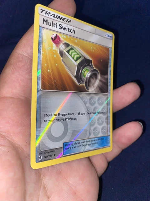 GUARDIANS RISING REVERSE Holo Multi Switch 129/145 Pokemon Trainer Card ...