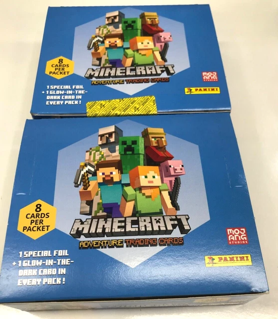 PANINI 2020 MOJANG Minecraft Adventure Trading Card Game Booster Box ...