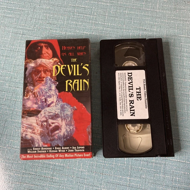 THE DEVIL'S RAIN HORROR VHS 1991 1997 Borgnine, Travolta, Shatner £7.09 ...