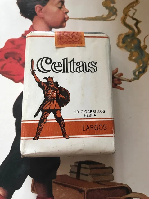 CIGARETTES CELTAS LARGOS ancien paquet vide rare collection VTG EUR 20 ...